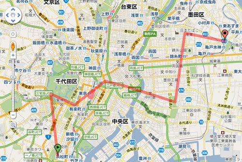 Googleマップで指定したルートの距離を簡単に求める方法 | ライフハッカー[日本版]